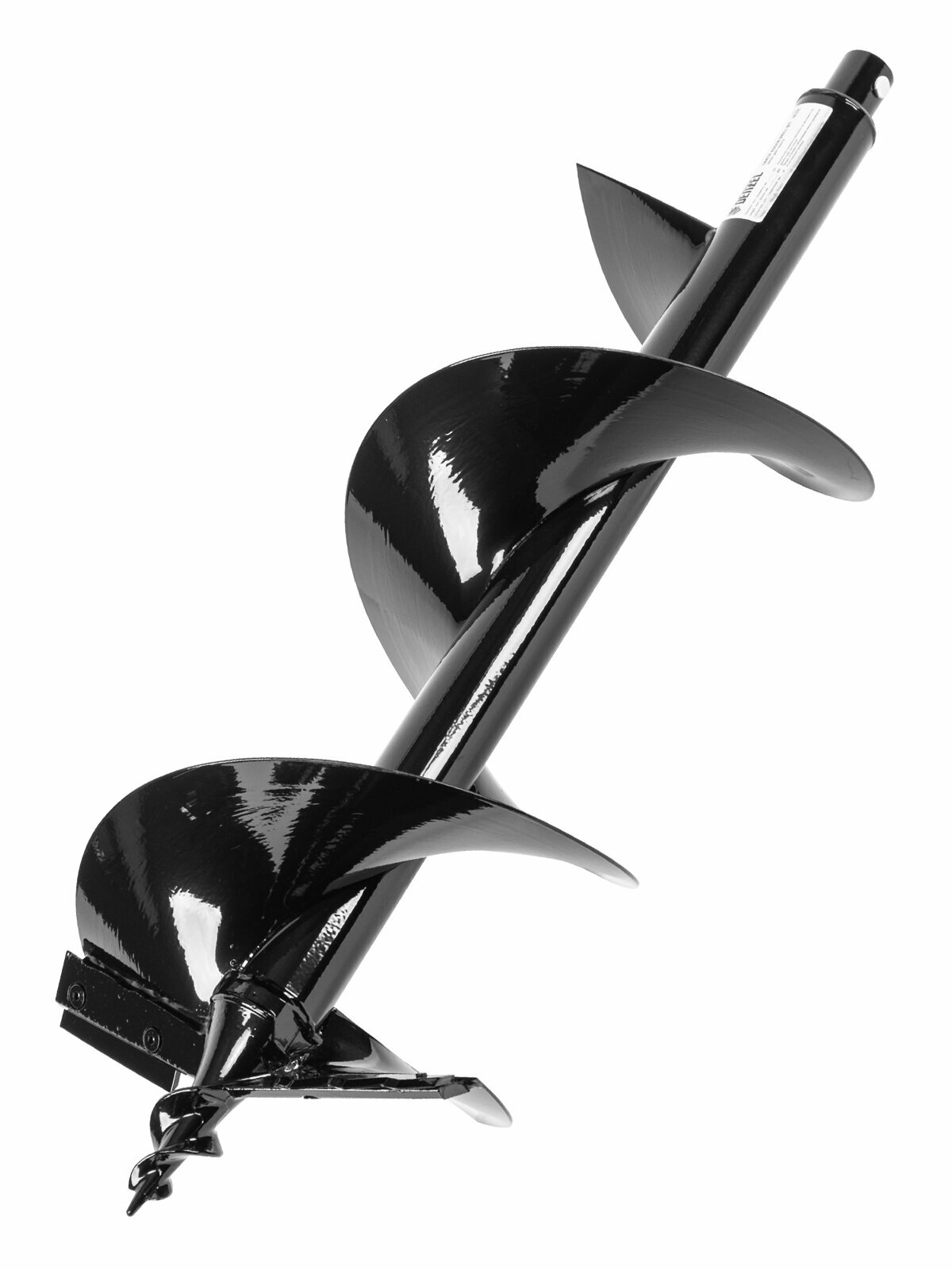 Шнек для грунта Denzel ER-250диаметр 250мм, длина 800мм, соединение 20мм, съёмный нож 56009