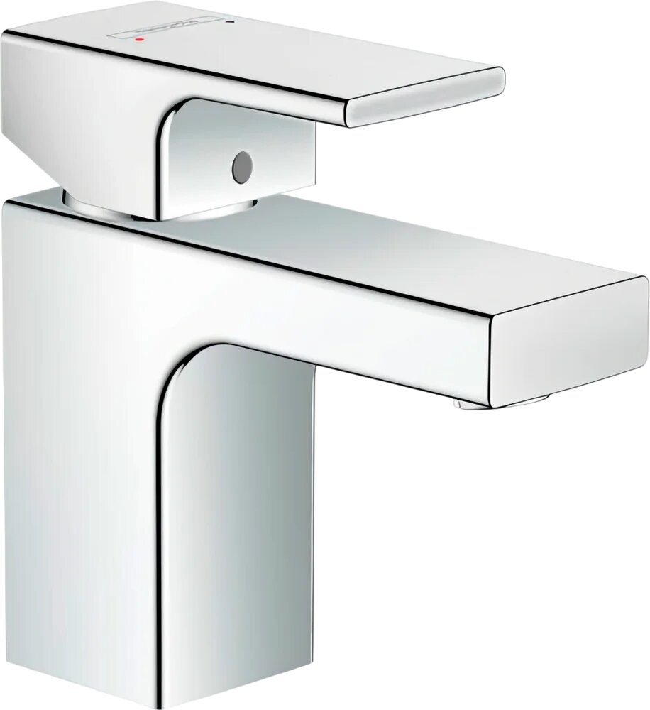 Смеситель для раковины Hansgrohe Vernis Shape 71567000 хром, глянцевый, кран для ванной в раковину, из латуни, рычажный, с керамическим картриджем