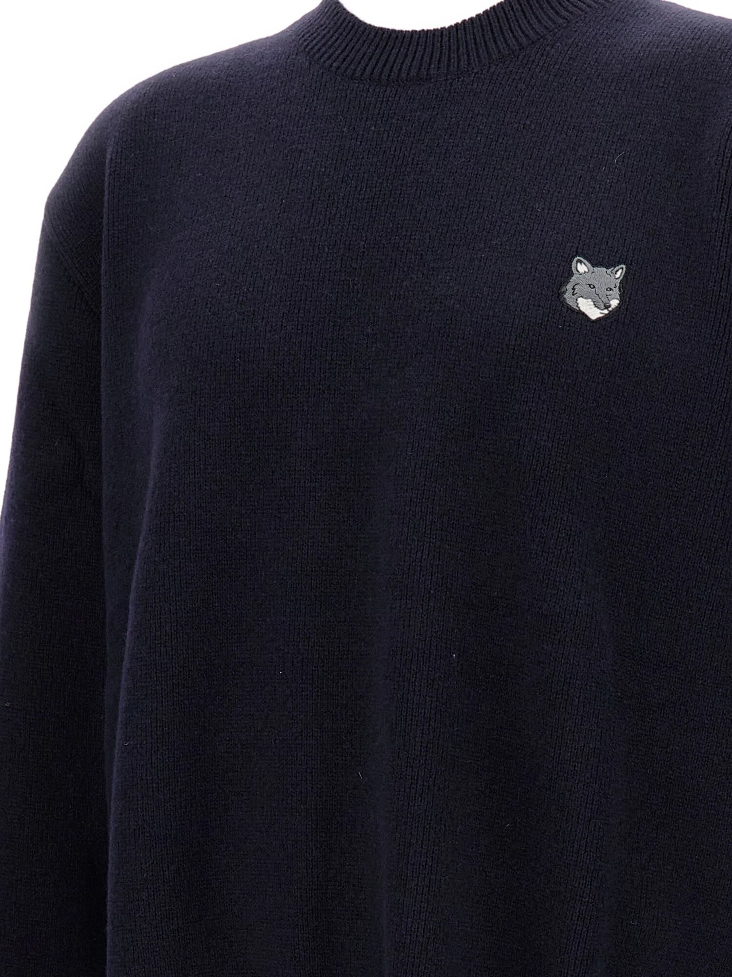 Свитер Maison Kitsune Crew-neck sweater, размер XL, , blue — фото 1