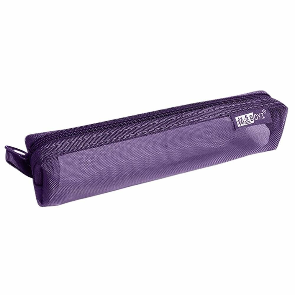 Сетчатый пенал ретро цвета, прозрачный органайзер для экзаменов