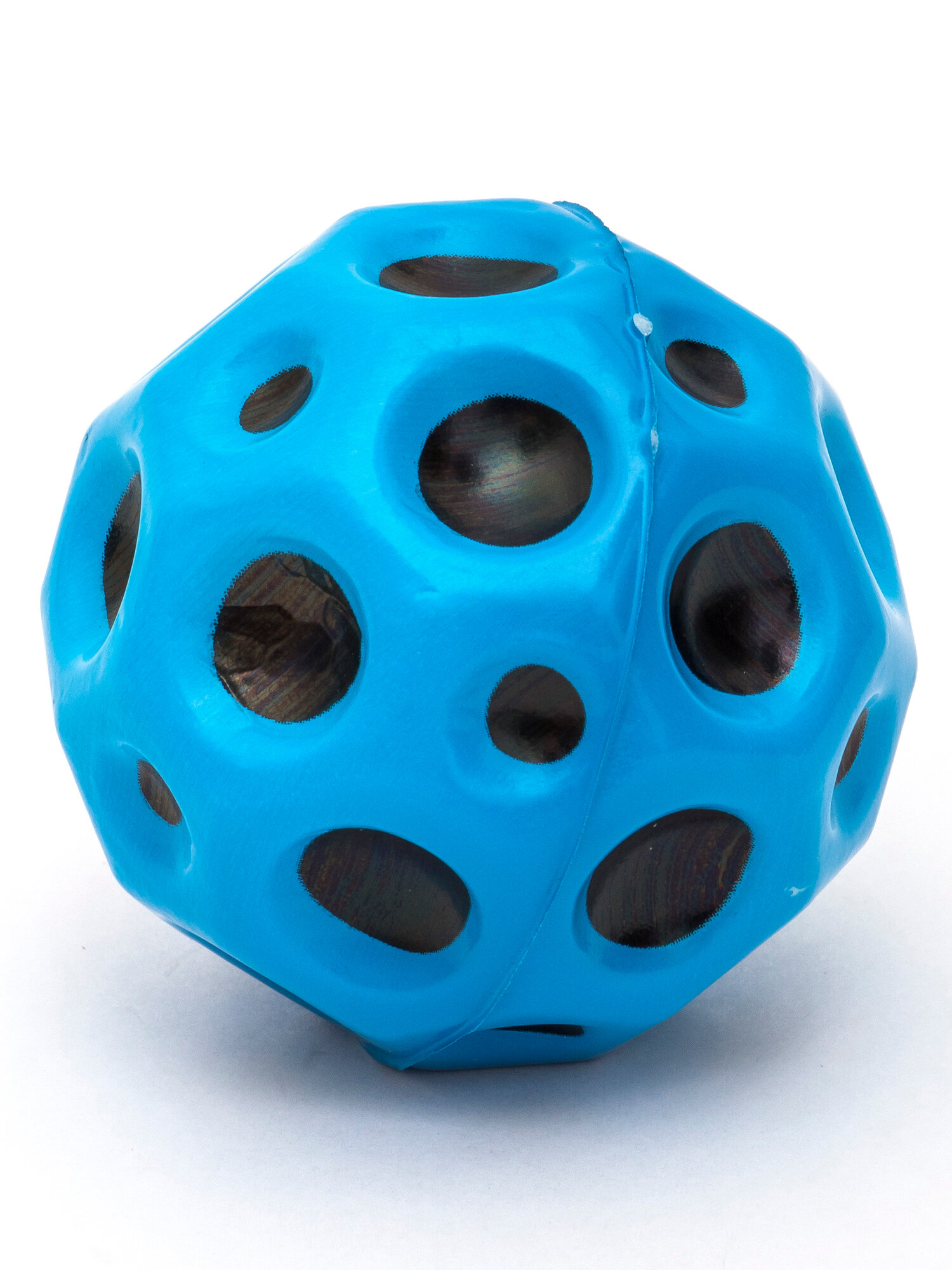 Игрушка Мячик попрыгунчик Moon ball 6 см синий, Лунный мяч, мун-болл, попрыгун антистресс для детей на 23 февраля