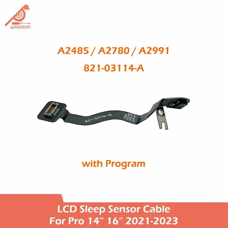 Кабель ЖК-датчика сна для Macbook Pro 14" 16" WISDOM ROCK A2485 w program