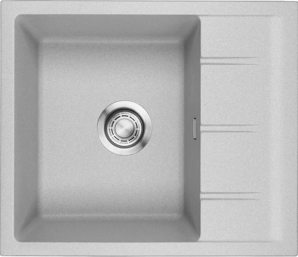Кухонная мойка Emar Quartz EMQ-1580. Q 58x50 см, барит