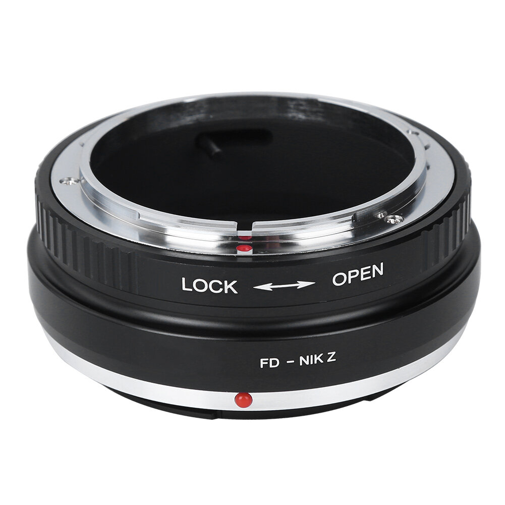 Адаптер для объектива Fikaz FD NIK Z алюминиевый, для объектива Canon FD на камеру Nikon Z, 100% новый