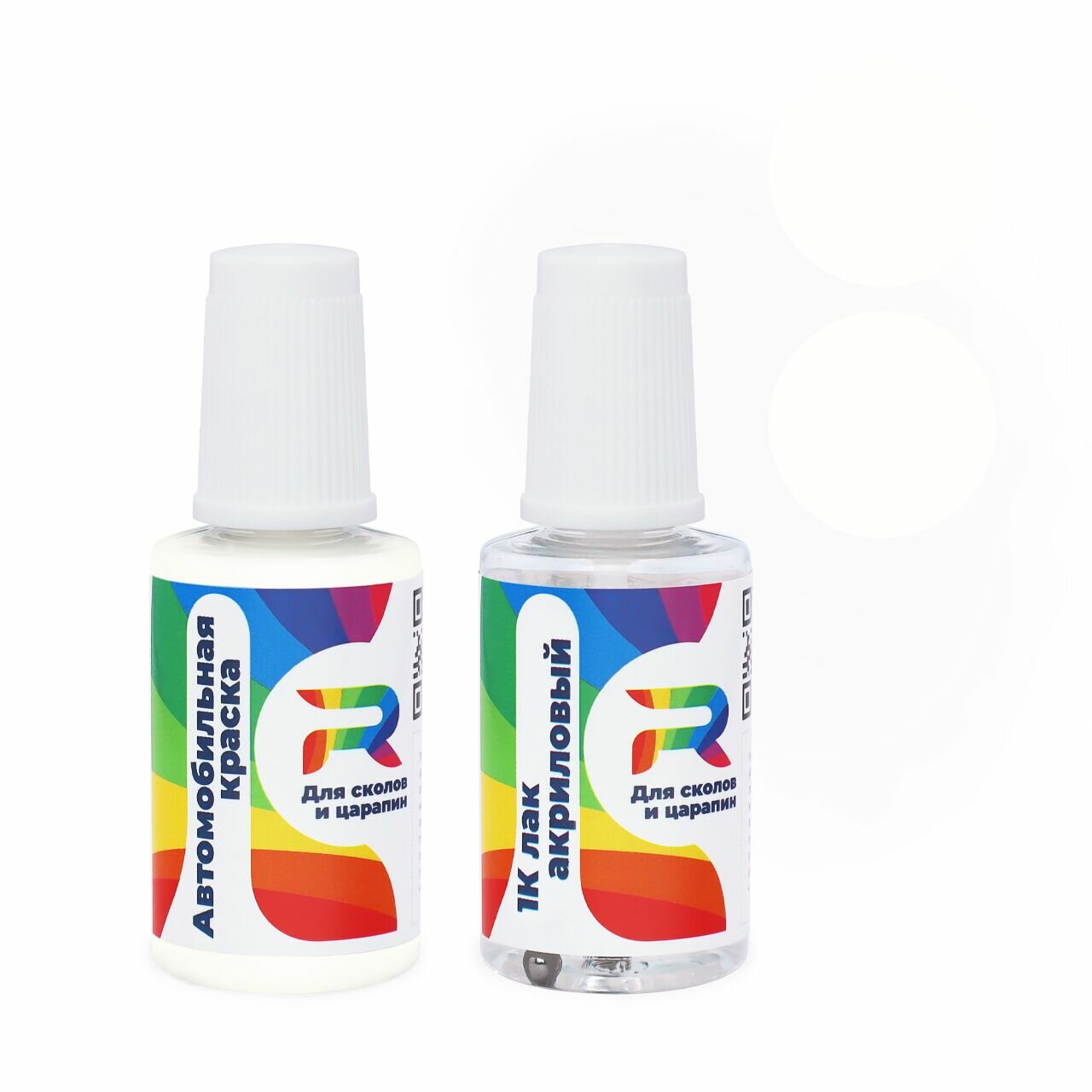 Подкраска для сколов и царапин авто VAZ 201 - Белый (Базовая краска, Солид, Белый)
