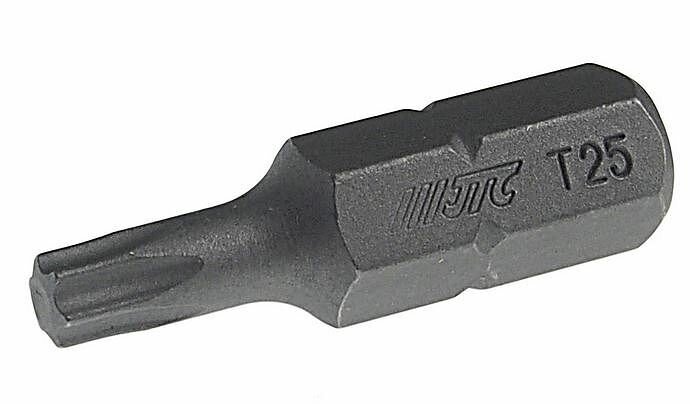 Бита торкс T25 30 мм хвостовик С8,0 мм 5/16" JTC