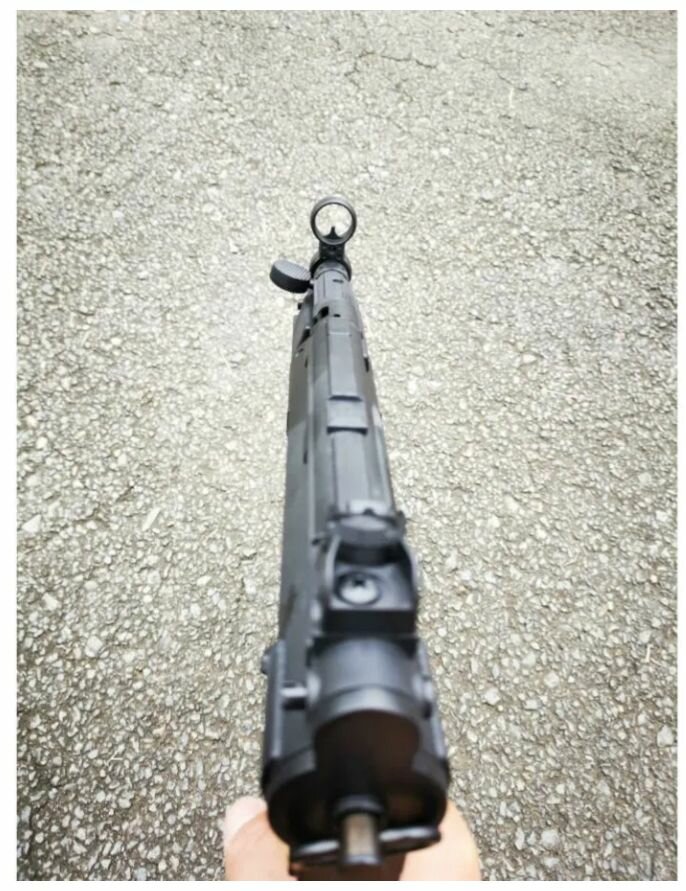 Орбиз пистолет-пулемет MP5K-PDW , нейлон, стреляет мягкими шариками, гидрогеилевый автомат, гидробольный MP5(Чёрный)