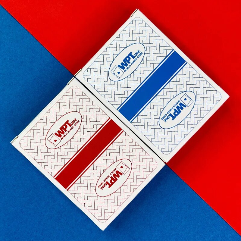 Покерные карты WPT Texas Hold'em, водонепроницаемые и матовые, игральные карты, реквизит для развлечений на открытом воздухе, 2025, распродажа, Синий