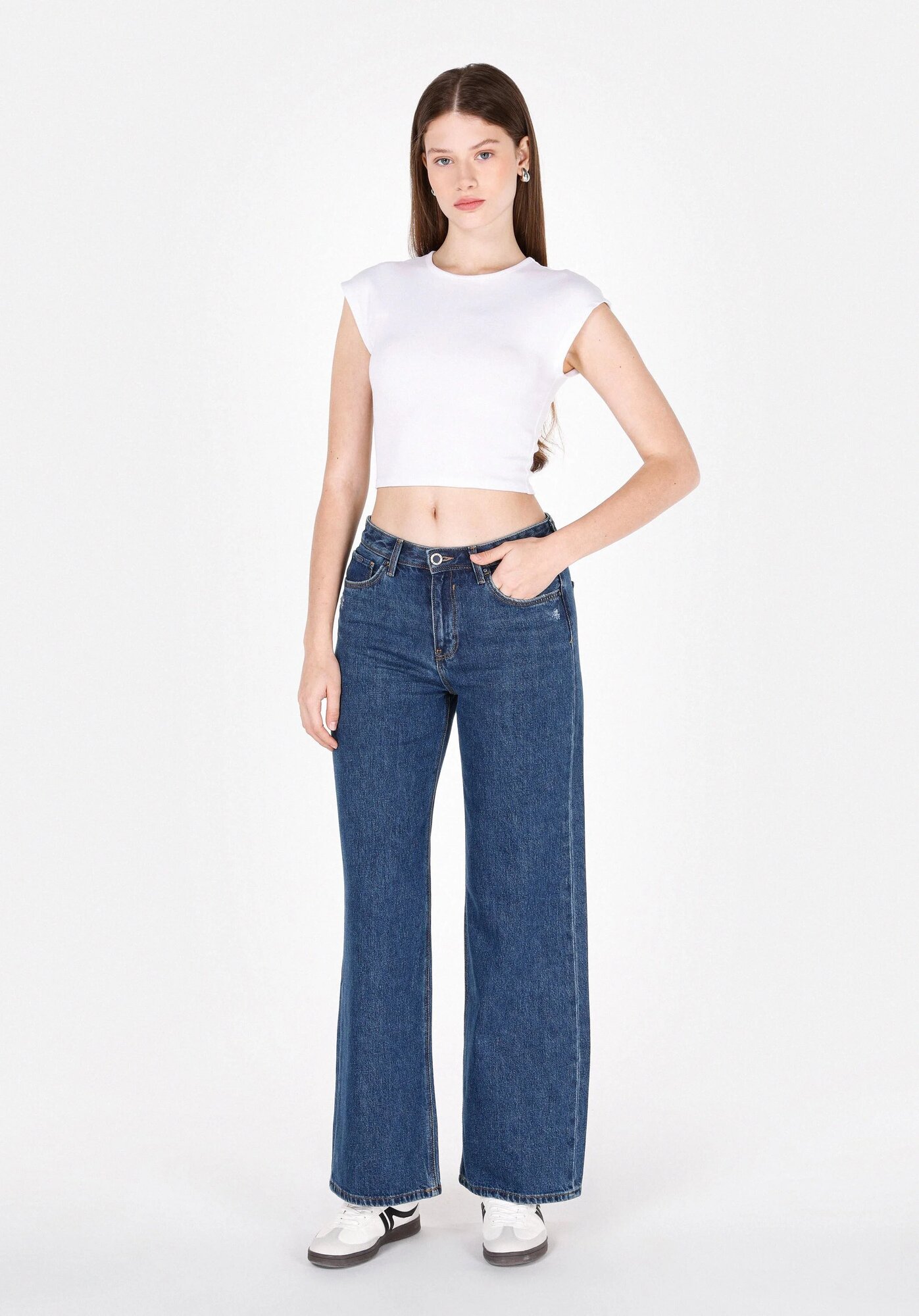 Джинсы широкие 970 BERRY Regular Fit 