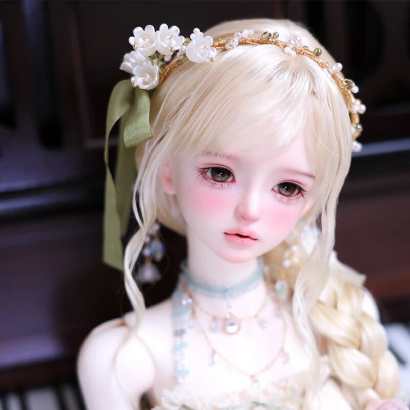 Шарнирная кукла Linglan 1/4 полимер makeup Nude Doll, Normal Skin