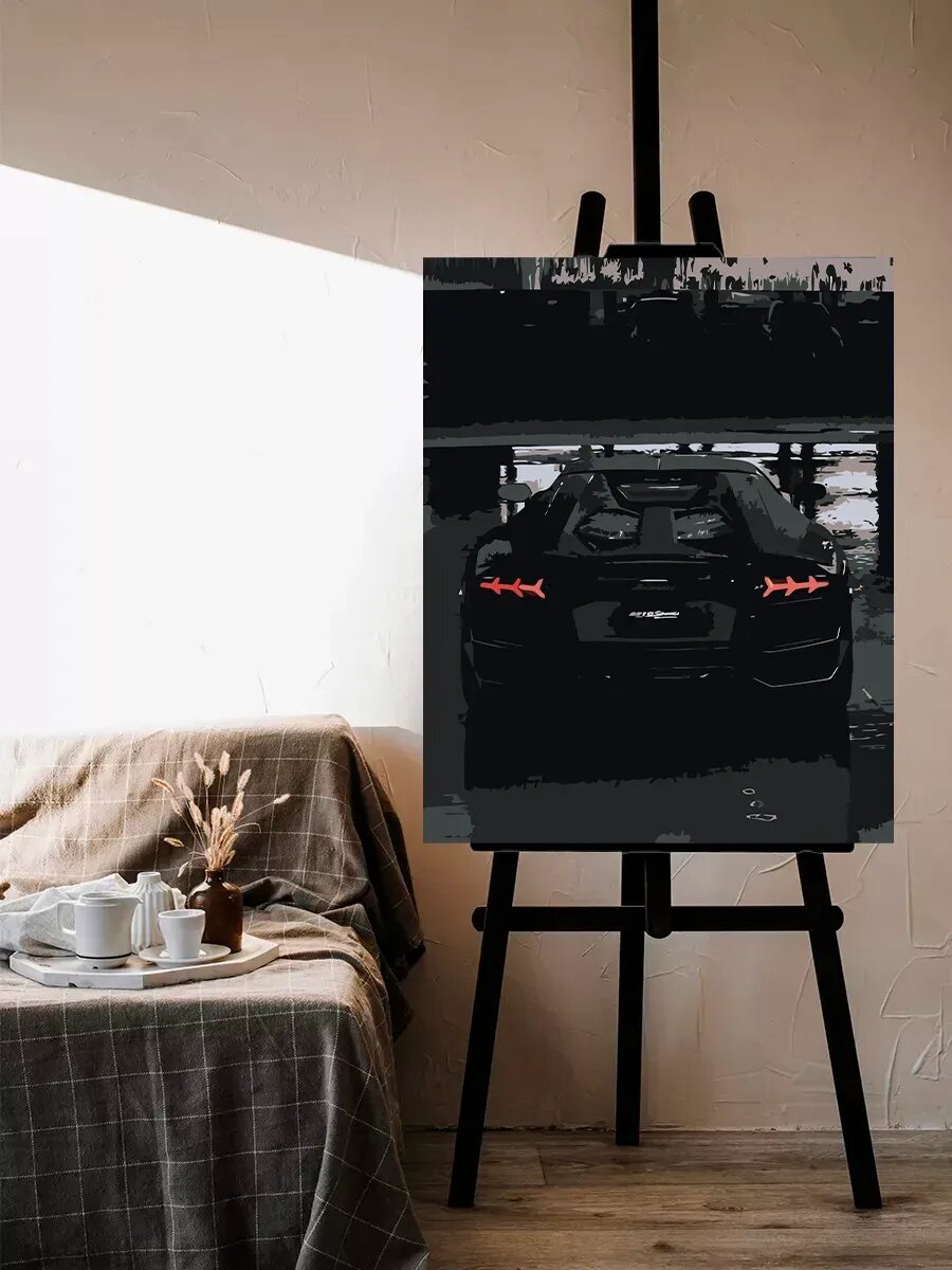 Картина по номерам Ламборджини