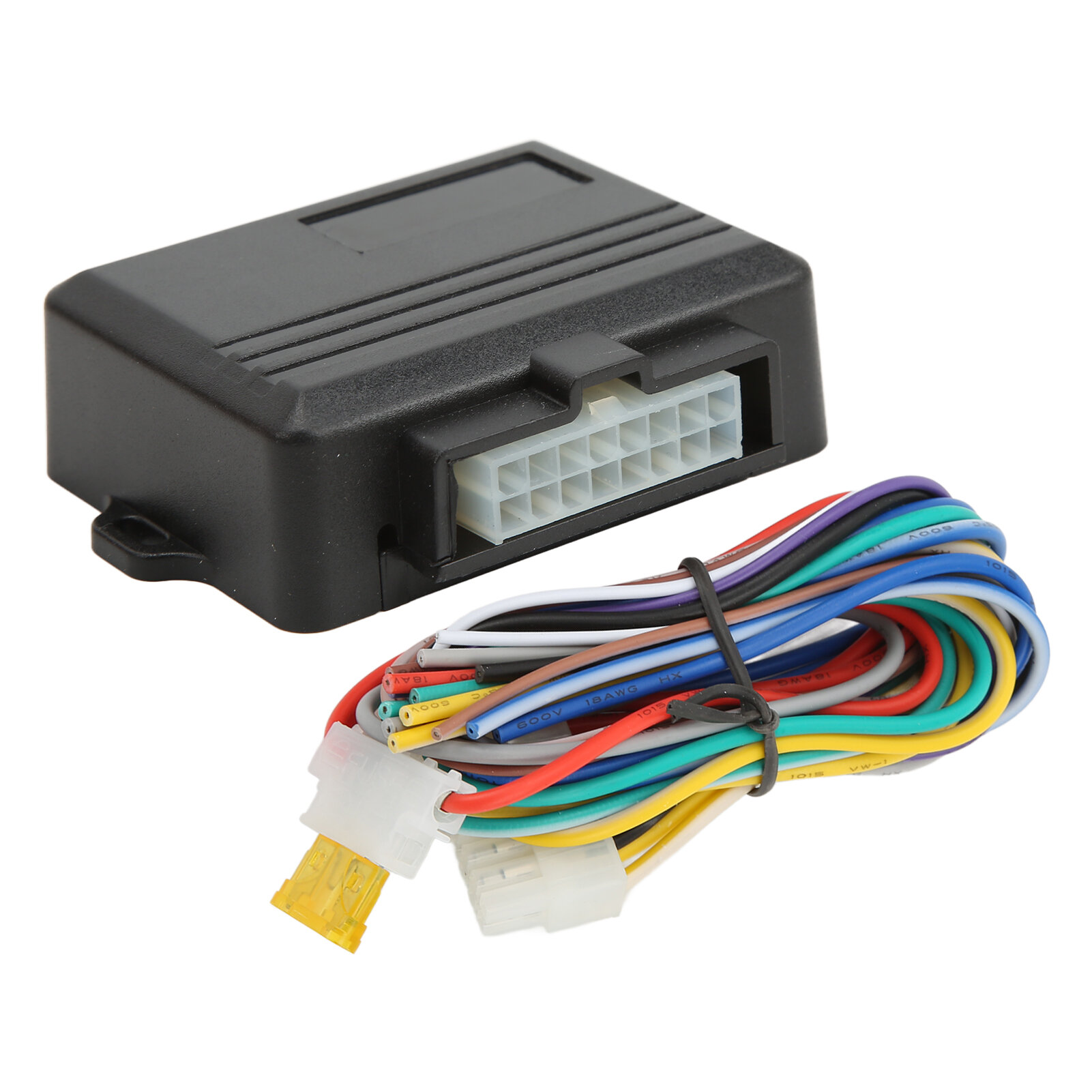 Модуль автоматического доводчика стеклоподъемников 12 В, универсальный, из ABS-пластика, черный, термостойкий, для 4-дверных автомобилей.