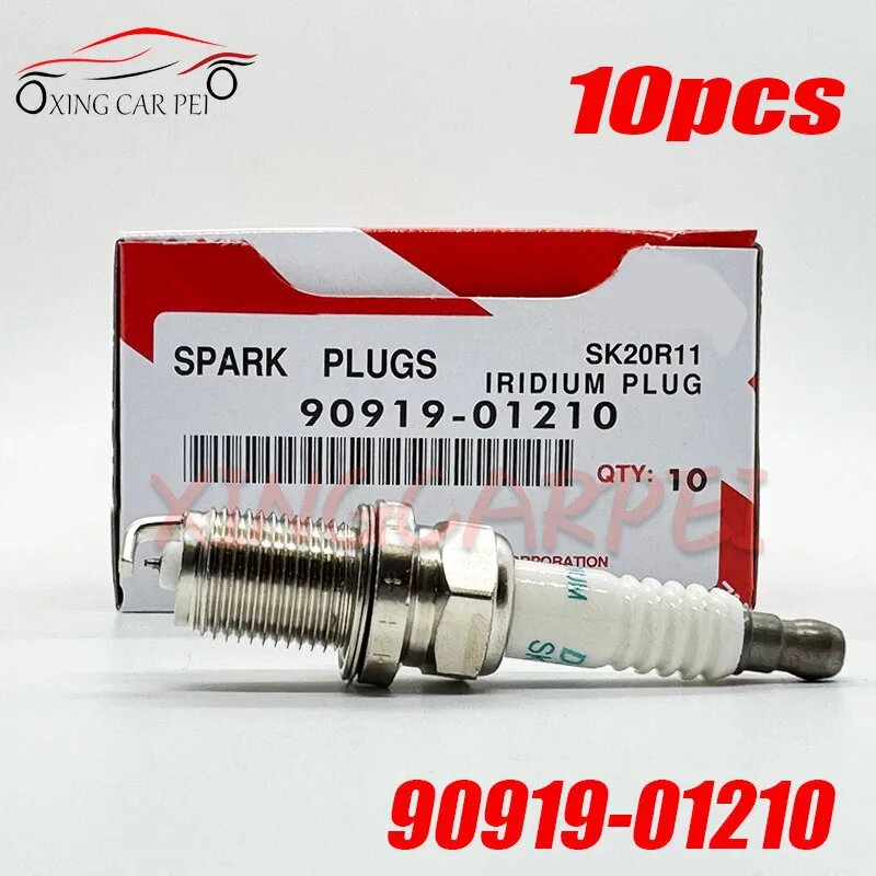 10 шт. SK20R11 90919-01210 Иридиевые свечи зажигания для TOYOTA WISH CAMRY PREVIA COROLLA LAND CRUISER CROWN для LEXUS LS430 автозапчасти