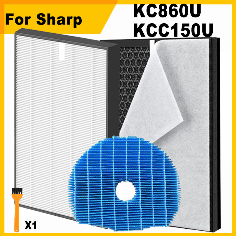 HEPA фильтр FZ-C150HFE + FZ-C150DFE угольный для воздухоочистителей Sharp KC-C150E, KC-860E