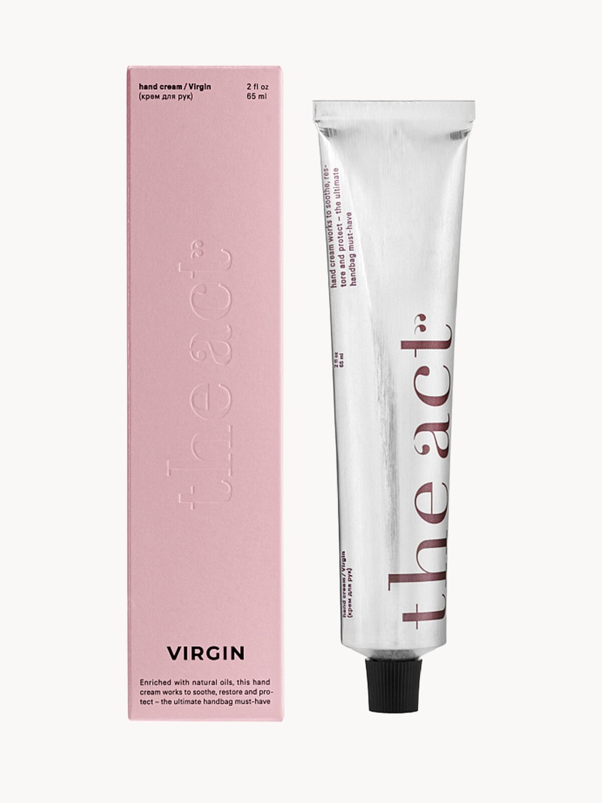 Крем для рук The Act ламеллярный увлажняющий, серия Virgin, 65 мл