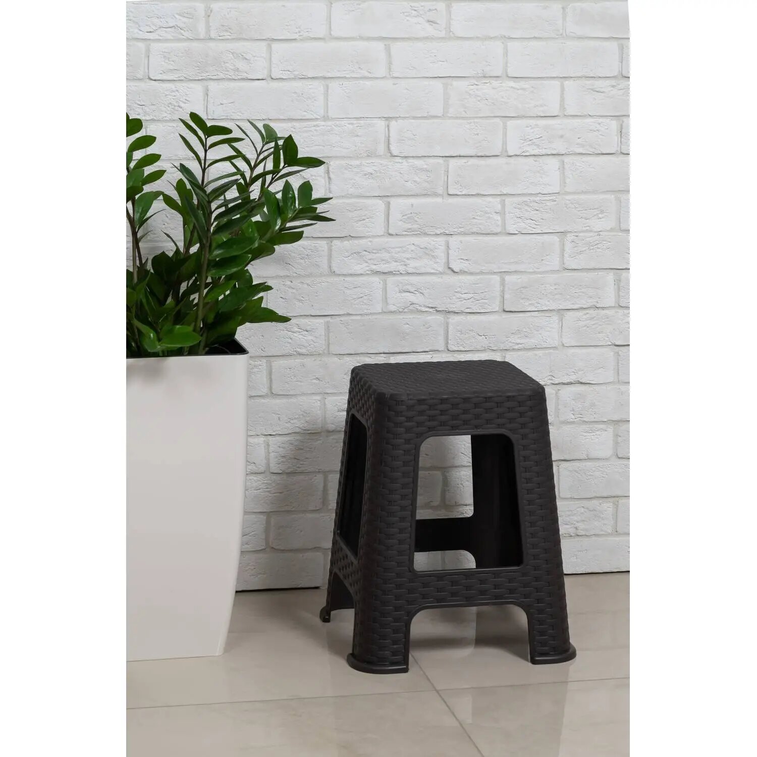 Табурет XPP_Ротанг h45 см коричневый