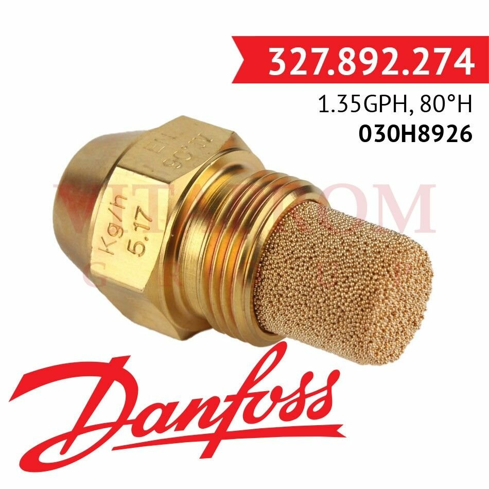 Форсунка Danfoss 1.35GPH,80H, 030H8926 — фото 1
