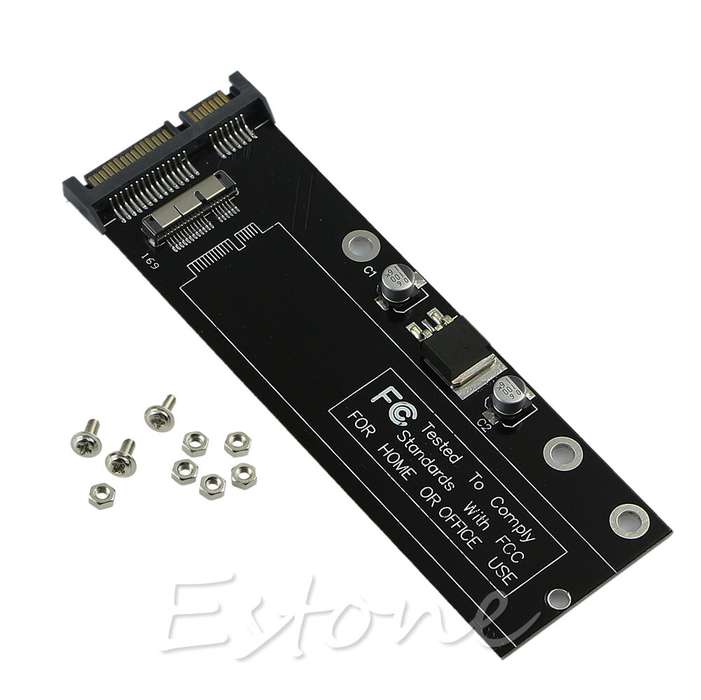 Прочная плата адаптера для компьютера и ПК NVMe Reader Card SSD-SATA для MacBook Air A1370 A1369 MC965 2010 2011