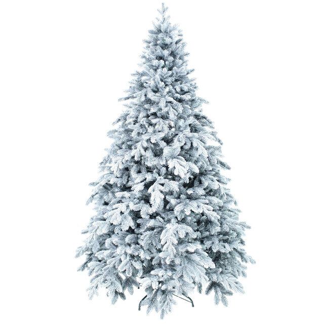 Искусственная черная елка Агат заснеженная 240 см, литая 100%, Beatrees, 1035024