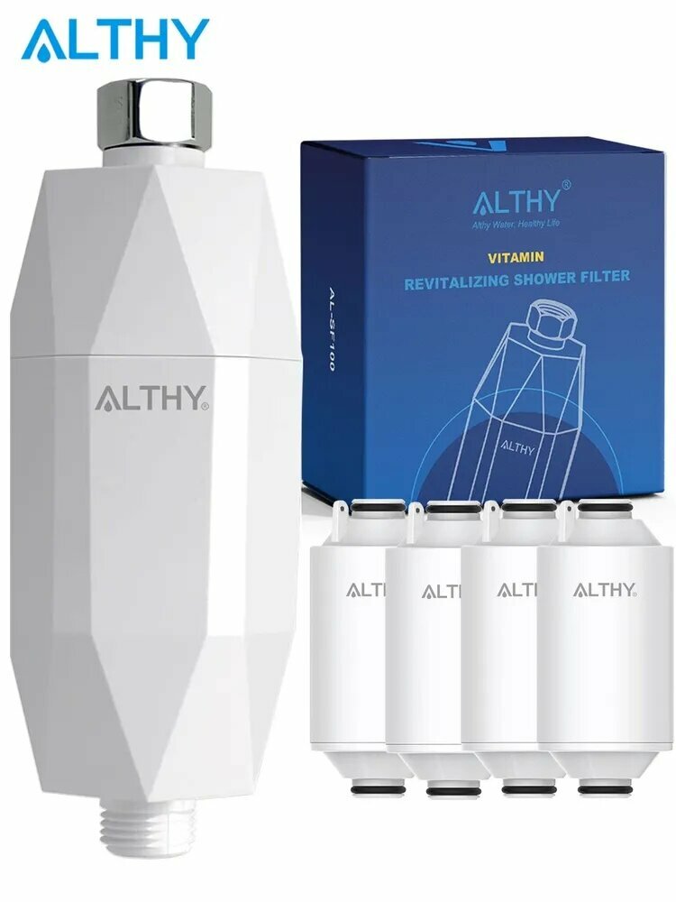Витаминный фильтр для душа - ALTHY SF100 - Уменьшает сухой зуд кожи перхоть экзему, значительно улучшает кожу волосы ногти