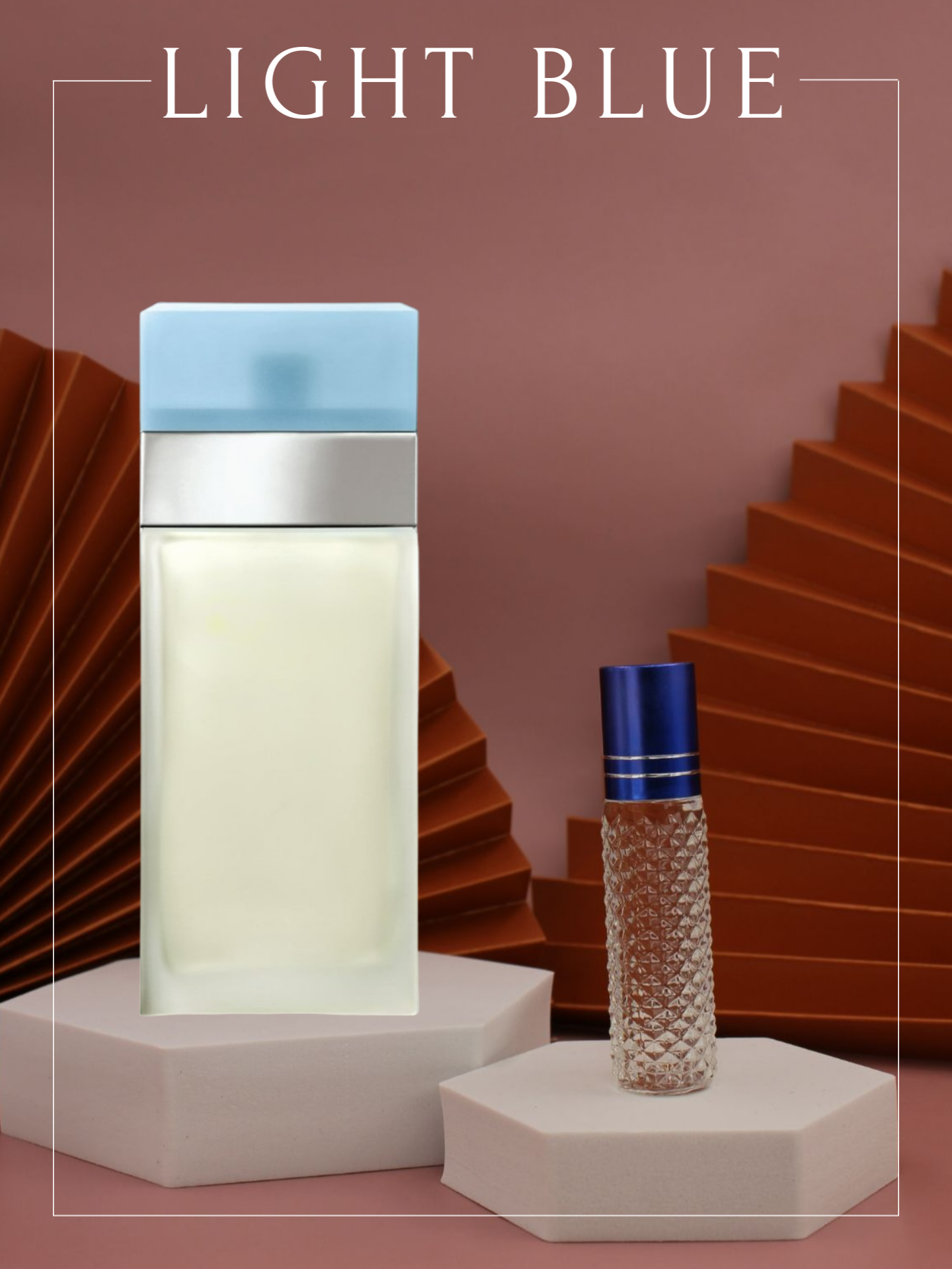 Духи масляные Light Blue; Timeless Perfume; Лайт Блю роликовый флакон 8 мл