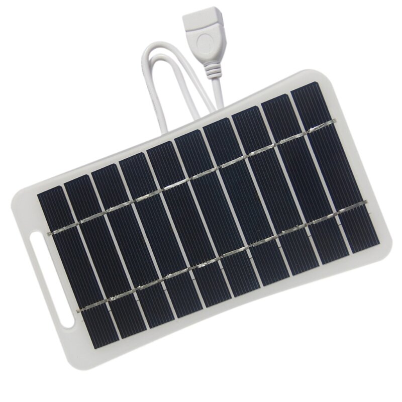Solar Panel Charger Solar Panel with USB Cable for Outdoor Mobile Phones