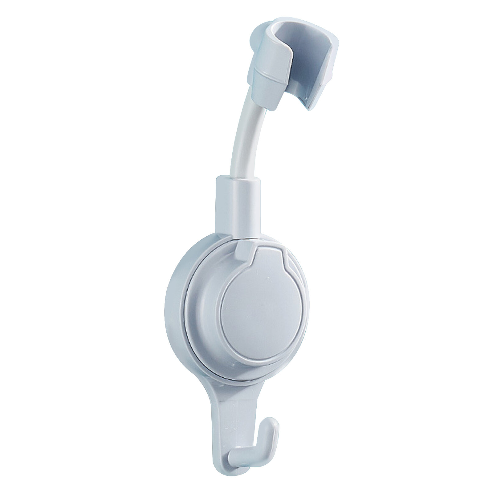 Держатель для душа с поворотом на 360°, крючок, присоска, регулируемый, настенный, для ручного душа, нержавеющая сталь, замена кронштейна для душа, для ванной, ванны, цвет: белый, желтый, серый, зеленый (выбор), материал: ABS, нержавеющая сталь,