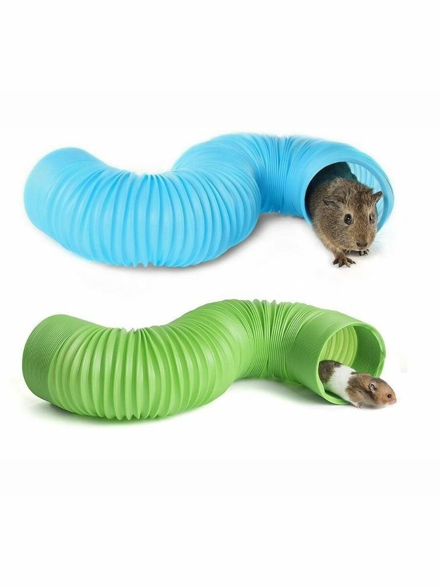 Тоннель/туннель, труба, лабиринт для хорьков, лабиринт для крыс, грызунов, ежей, 1 метр, складной