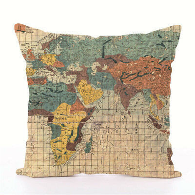 Чехол для декоративной подушки домашний мир принт универсальный для стильных диванных подушек, цвет фиолетовый