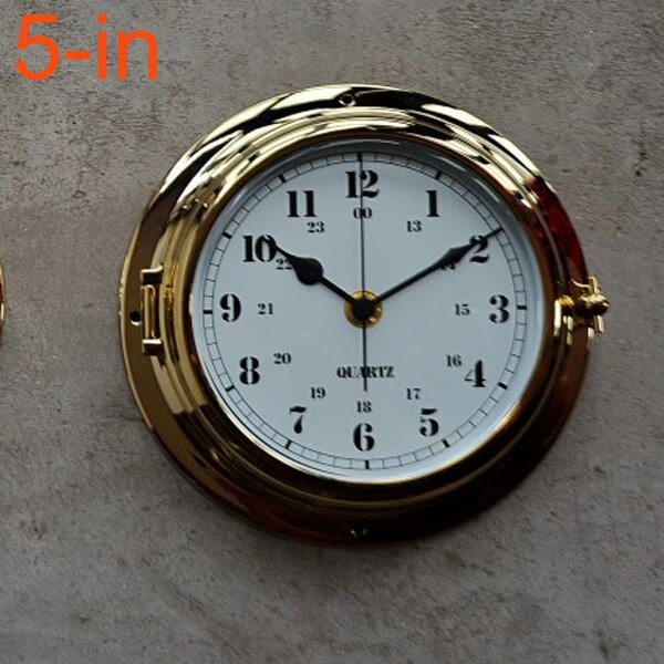 Настенные часы латунные 5-inch clock