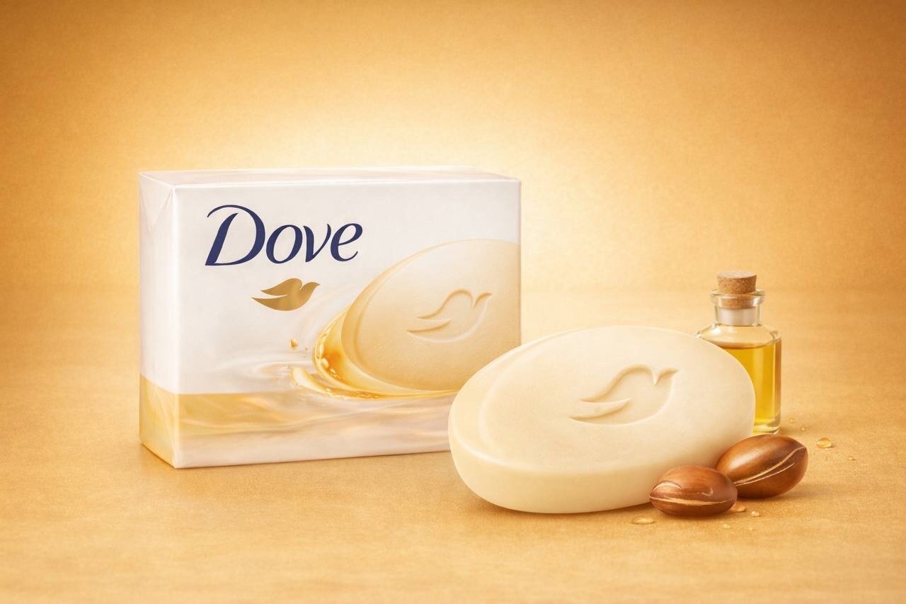 Dove Nourishing Крем-мыло с драгоценными маслами арганы 90г 2 1 ШТ