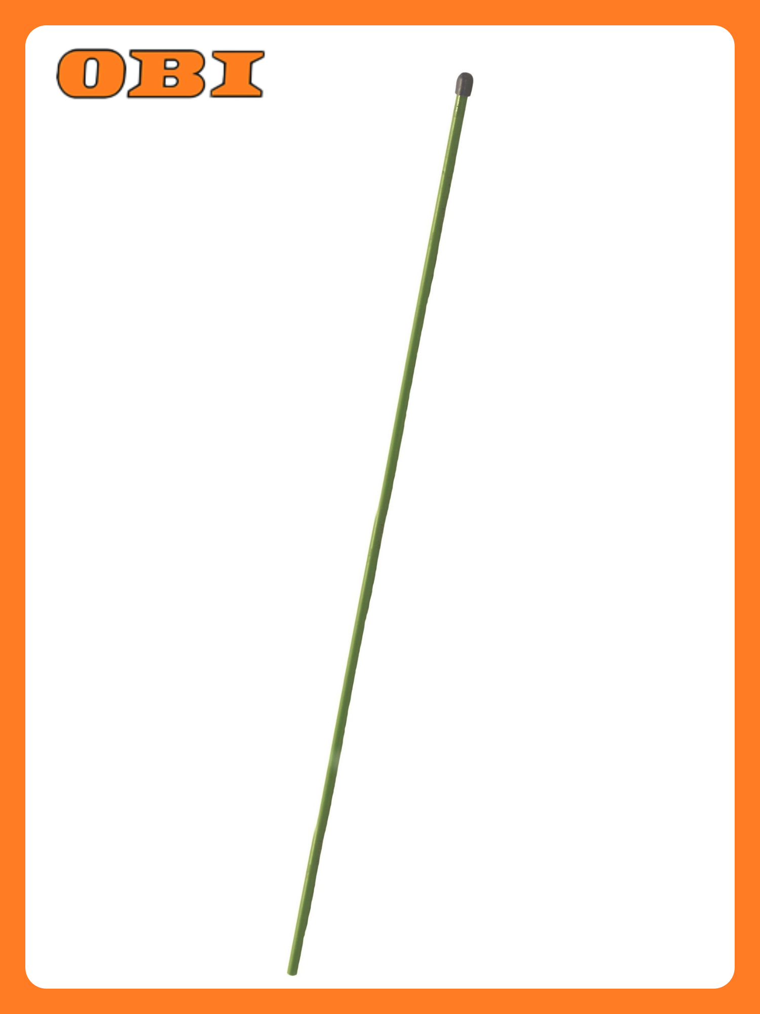 Колышек конус Клевер-С ПВХ 10х145х10 см зеленый