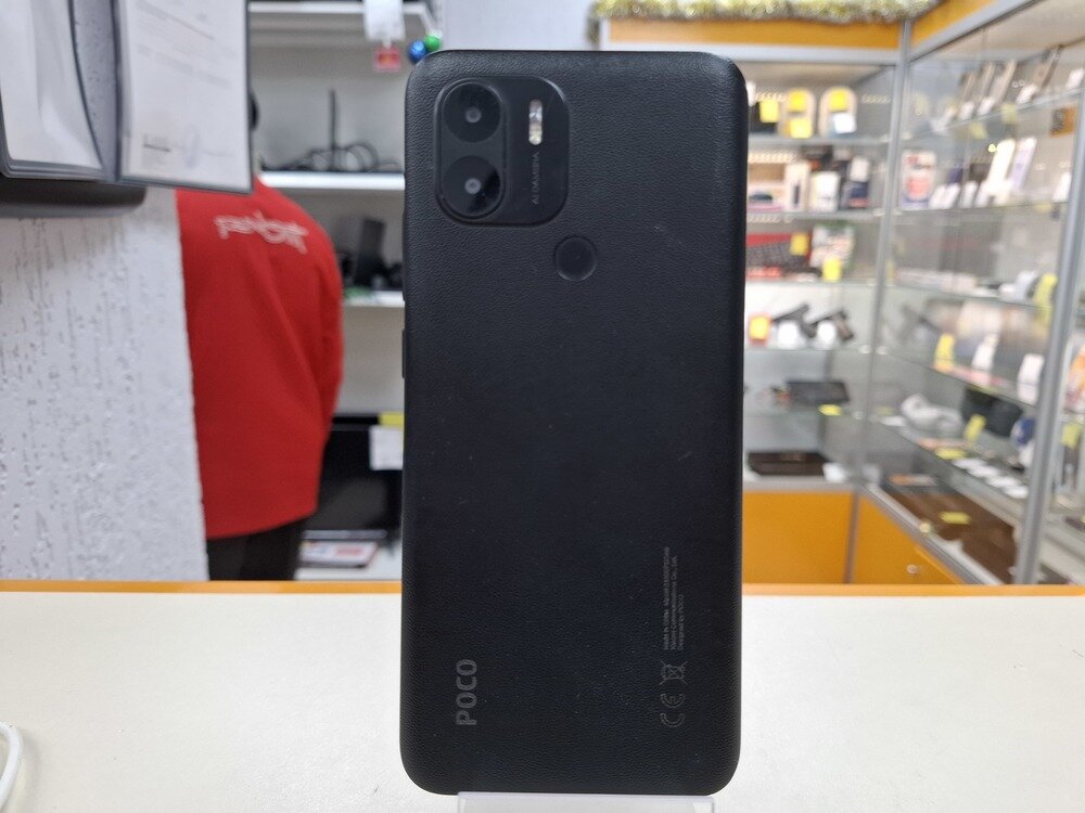 Смартфон Xiaomi POCO C51 2/64 ГБ RU, Dual nano SIM, power black б/у, уценка