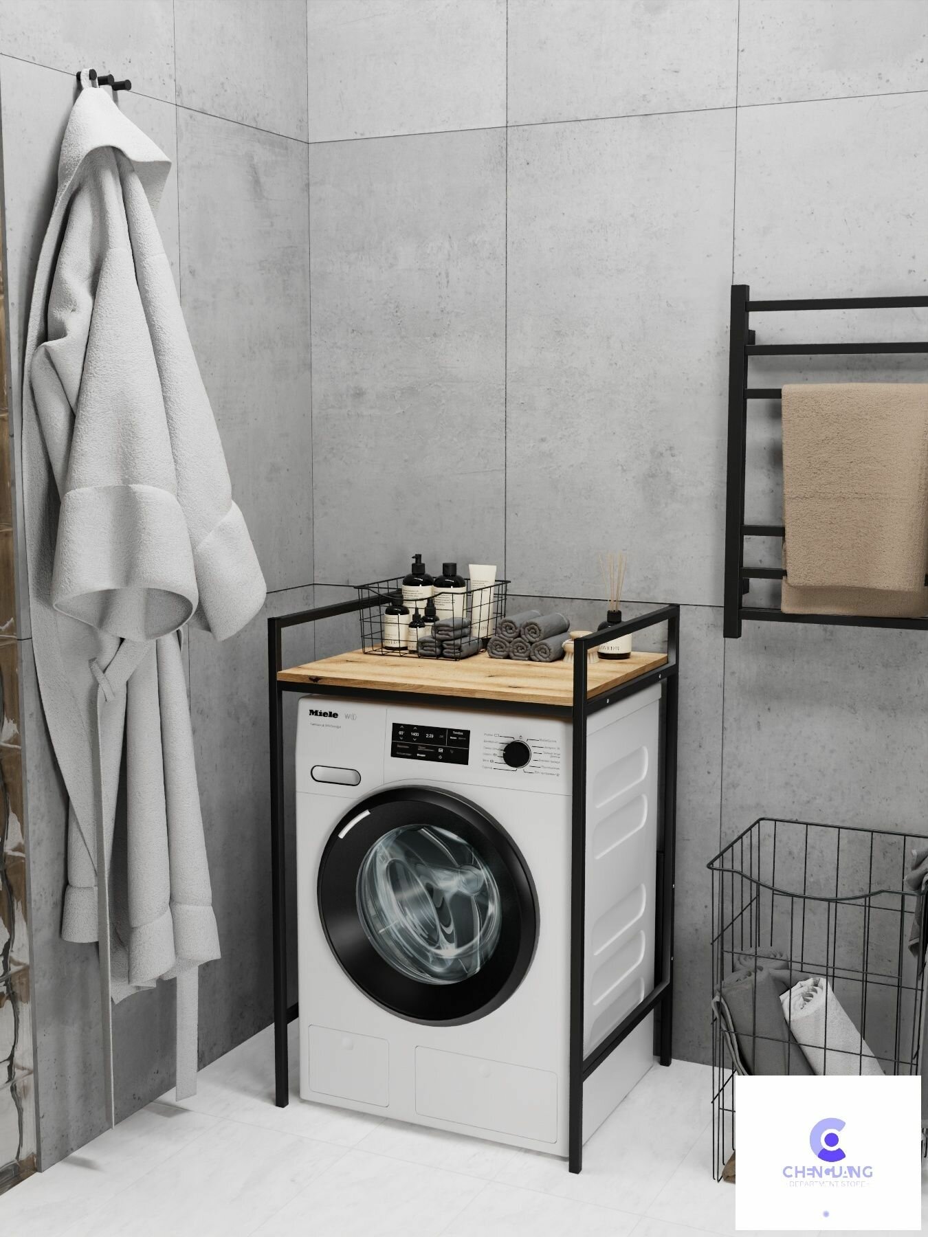IamLoft Стеллаж для ванной, 66х55х88 см