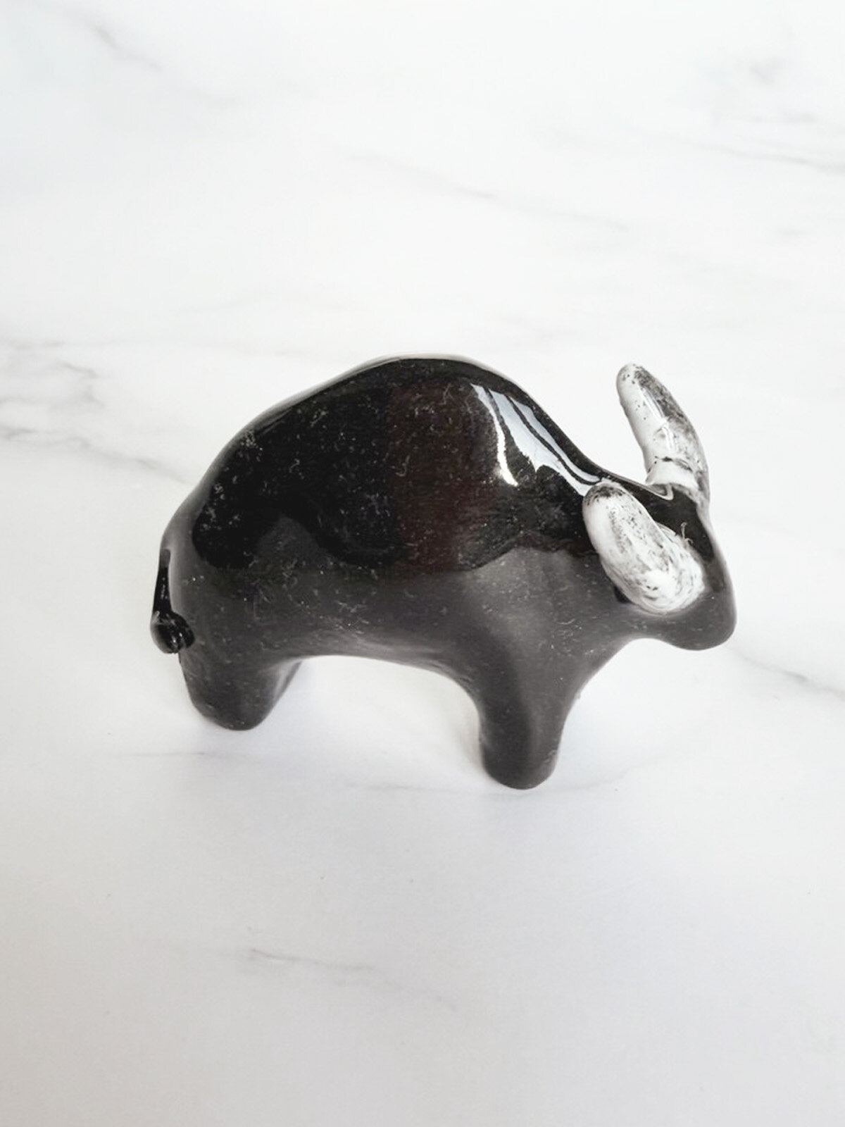 Черный бычек авторская керамика