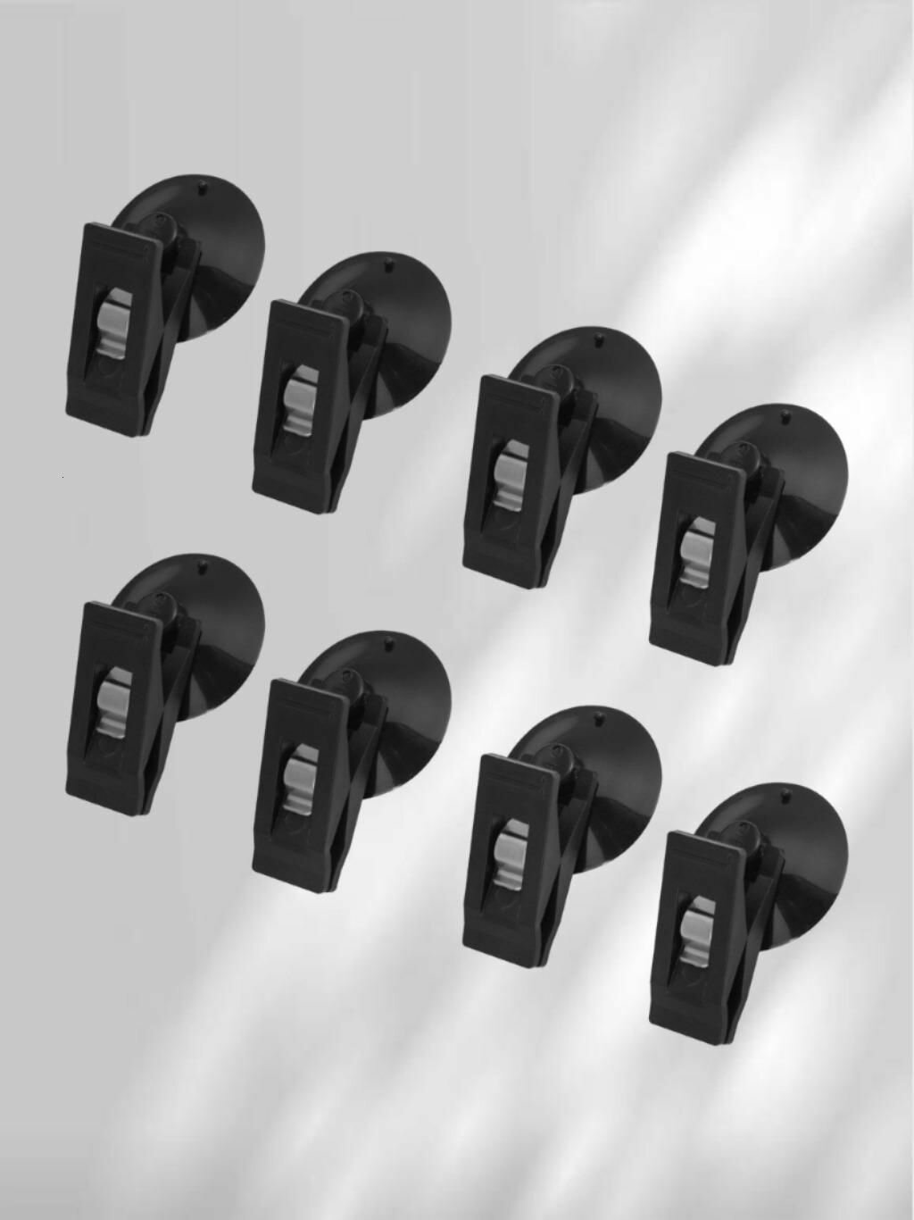 Универсальный зажим с присоской, Черный