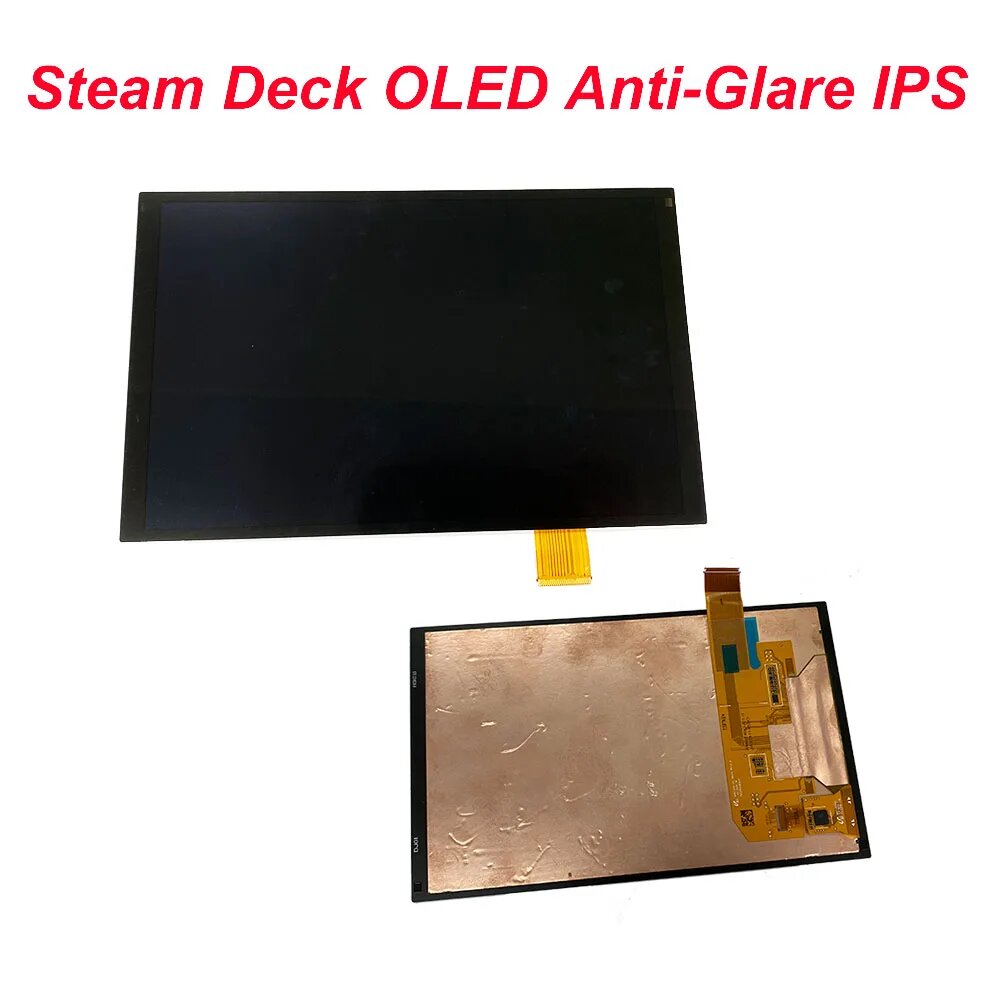Оригинальный OLED-экран для Steam Deck, антибликовый IPS-экран, 7,4-дюймовый ЖК-дисплей с сенсорным дигитайзером, полная сборка