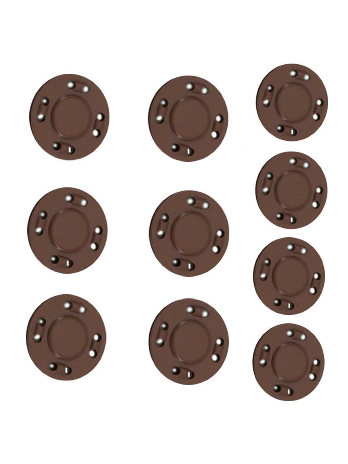 Магнитная кнопка термостойкая для туристического снаряжения и одежды, кофе