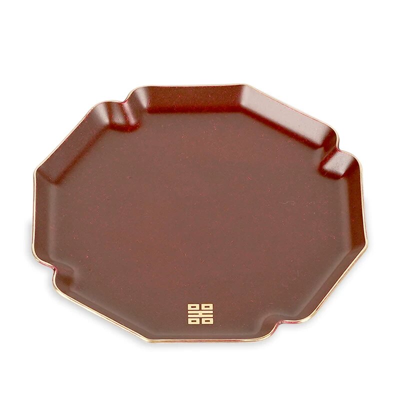 Медный подстаканник для чая, латунный термоизоляционный поднос для чашек, китайский ретро-аксессуар для чайной