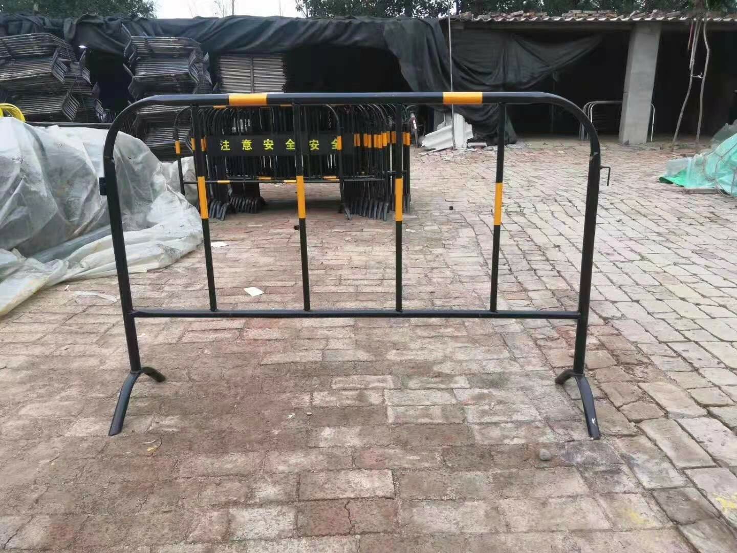 Временное ограждение Fuzhou Iron Horse, железное ограждение, стальная проволока, противолазное ограждение, желто-черное ограждение для строительных площадок