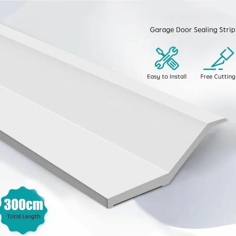 Уплотнительная лента для гаражных ворот длиной 300 см, верхняя и боковая уплотнительная лента для гаража