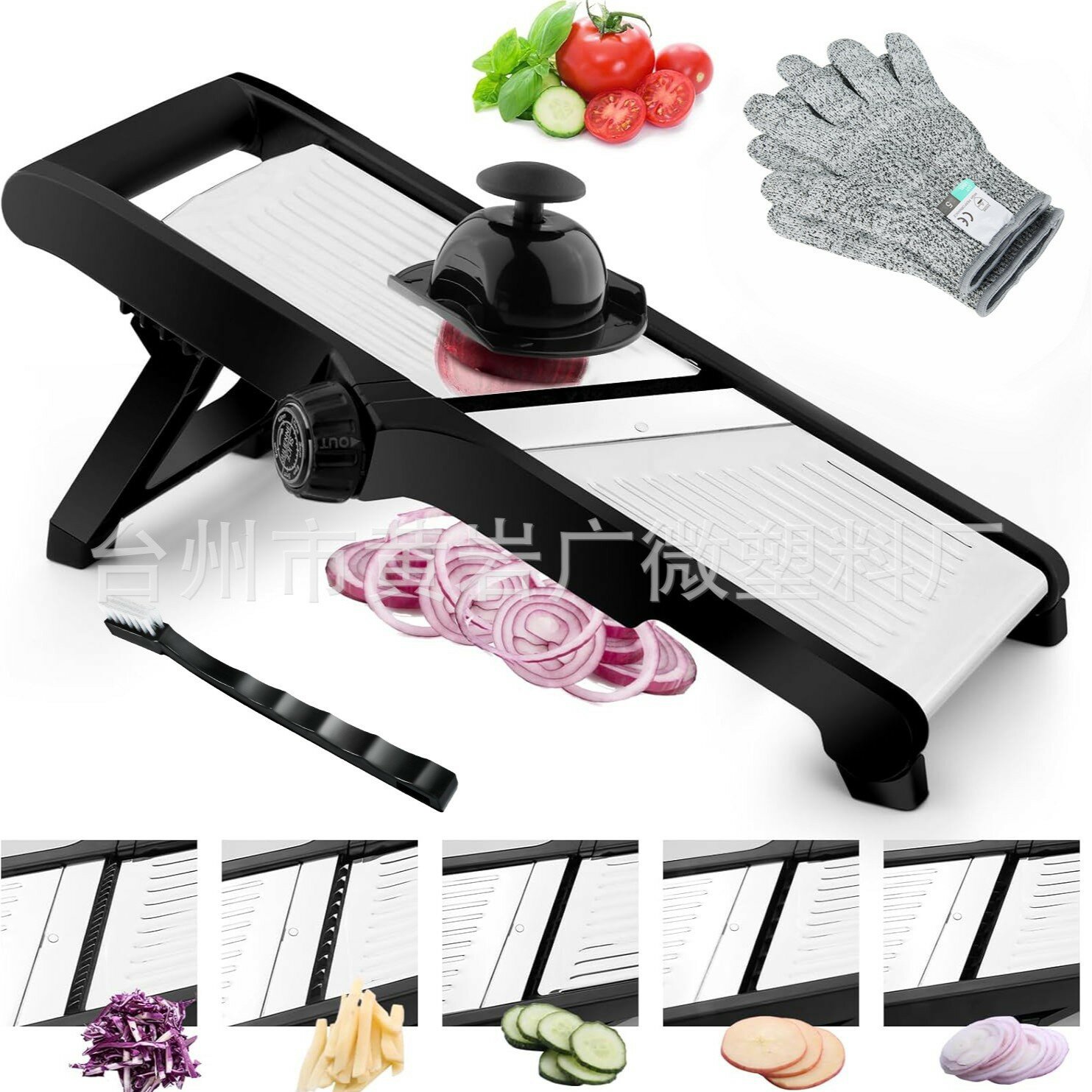 Регулируемая мандолина для нарезки, кухонная мандолина, овощерезка и шредер