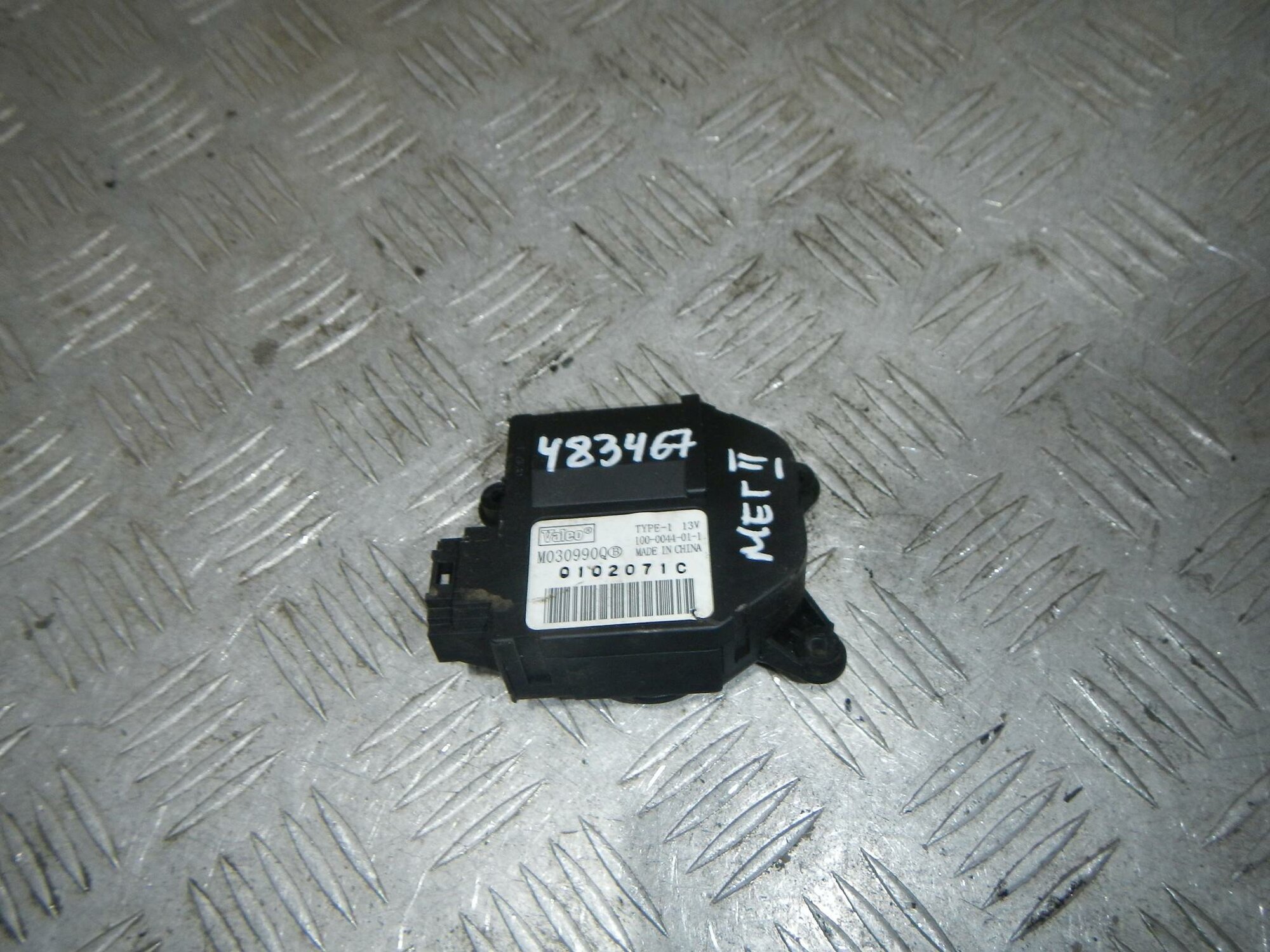 Б/У Моторчик заслонки отопителя, Renault (Рено)-MEGANE II (02-09) RENAULT MEGANE II (02-09) Без видимых повреждений. 483...