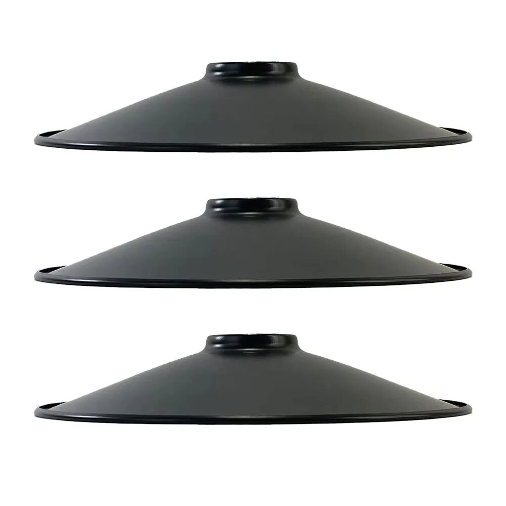 3 шт. 220 мм металлический абажур железный ретро индустриальный стиль осветительные аксессуары подходят для люстры настенного светильника