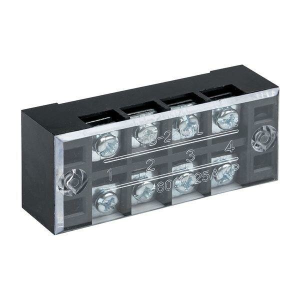 Терминал клеммный EKF до 2,5 мм2, 25 А, 4 клеммные пары