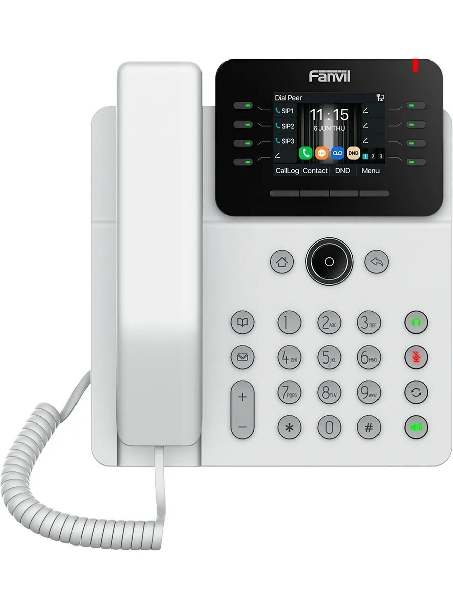 Телефон IP Fanvil V62G с дисплеем белый