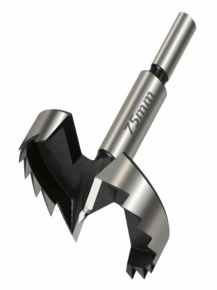 Набор Forstner 75мм сверла по дереву с самоцентрированием, биметаллические коронки, фрезер для точных отверстий в древесине