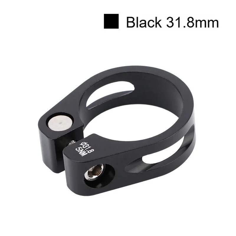 MEROCA Зажим для подседельного штыря 31,8/34,9 мм черный Черный, Black 31.8mm