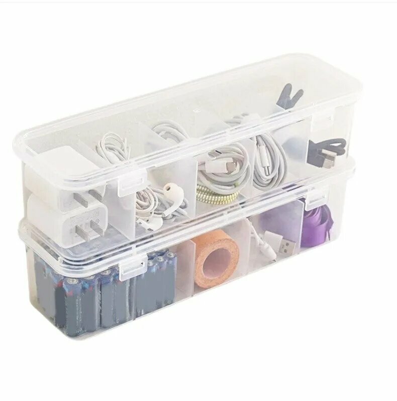 Органайзер для хранения проводов, органайзер для кабелей и шнуров / Коробка, Кейс, Ящик для хранения мелочей и аксессуаров, канцелярии, науш