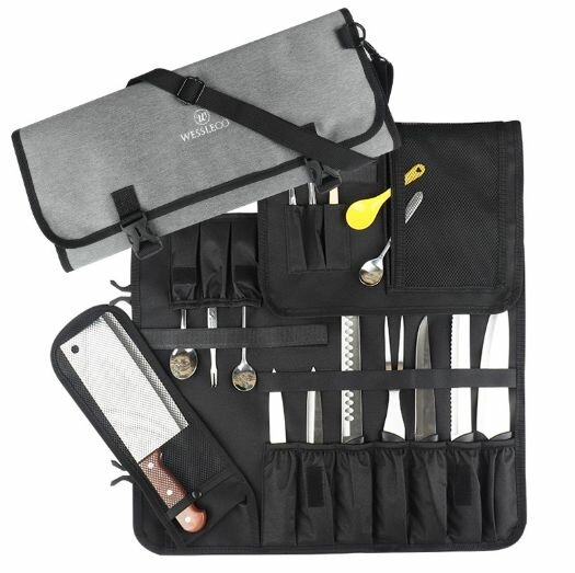 Сумка-скрутка для кухонных инструментов WESSLECO, длина 52 см